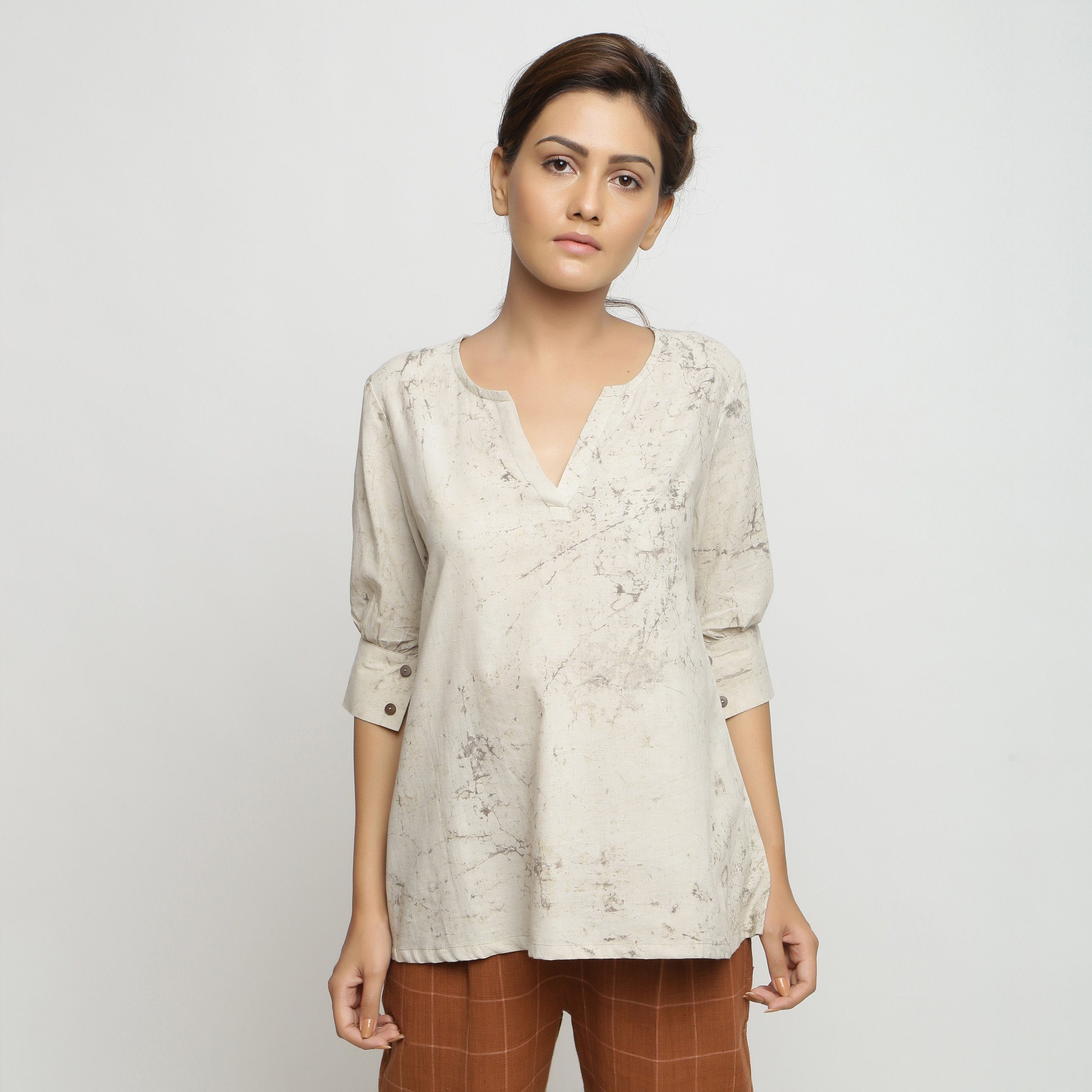 Split Neck Tops for Women – SeamsFriendly India
